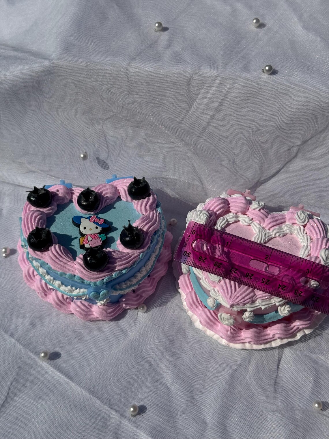 Fake Cake Decoden Heart Shaped Box - Etsy
