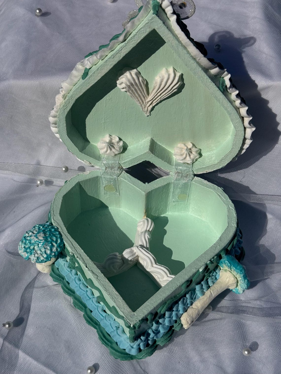 Fairy Core Fake Cake Decoden Heart Shaped Box - Etsy