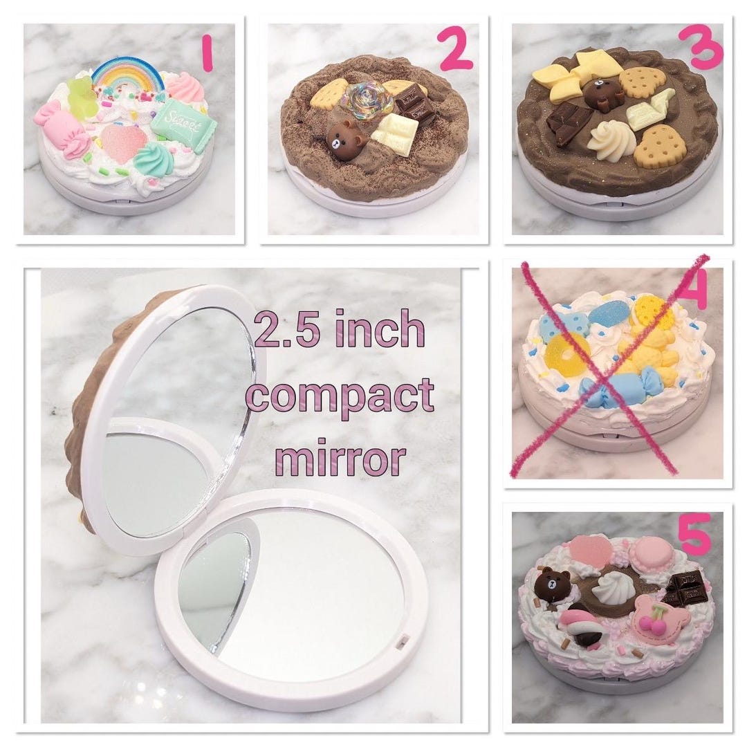 Decoden Compact Mirror/ Cake Decorated Mirror - Etsy
