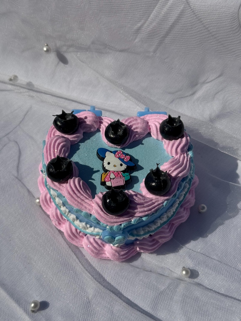 Fake Cake Decoden Heart Shaped Box - Etsy