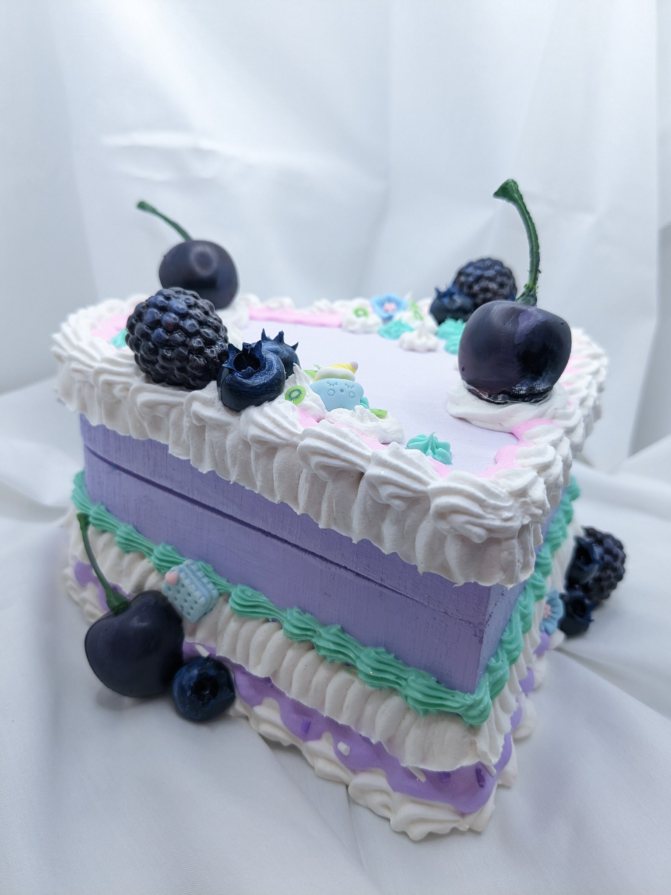 Fake Cake Decoden Heart Shaped Box - Etsy