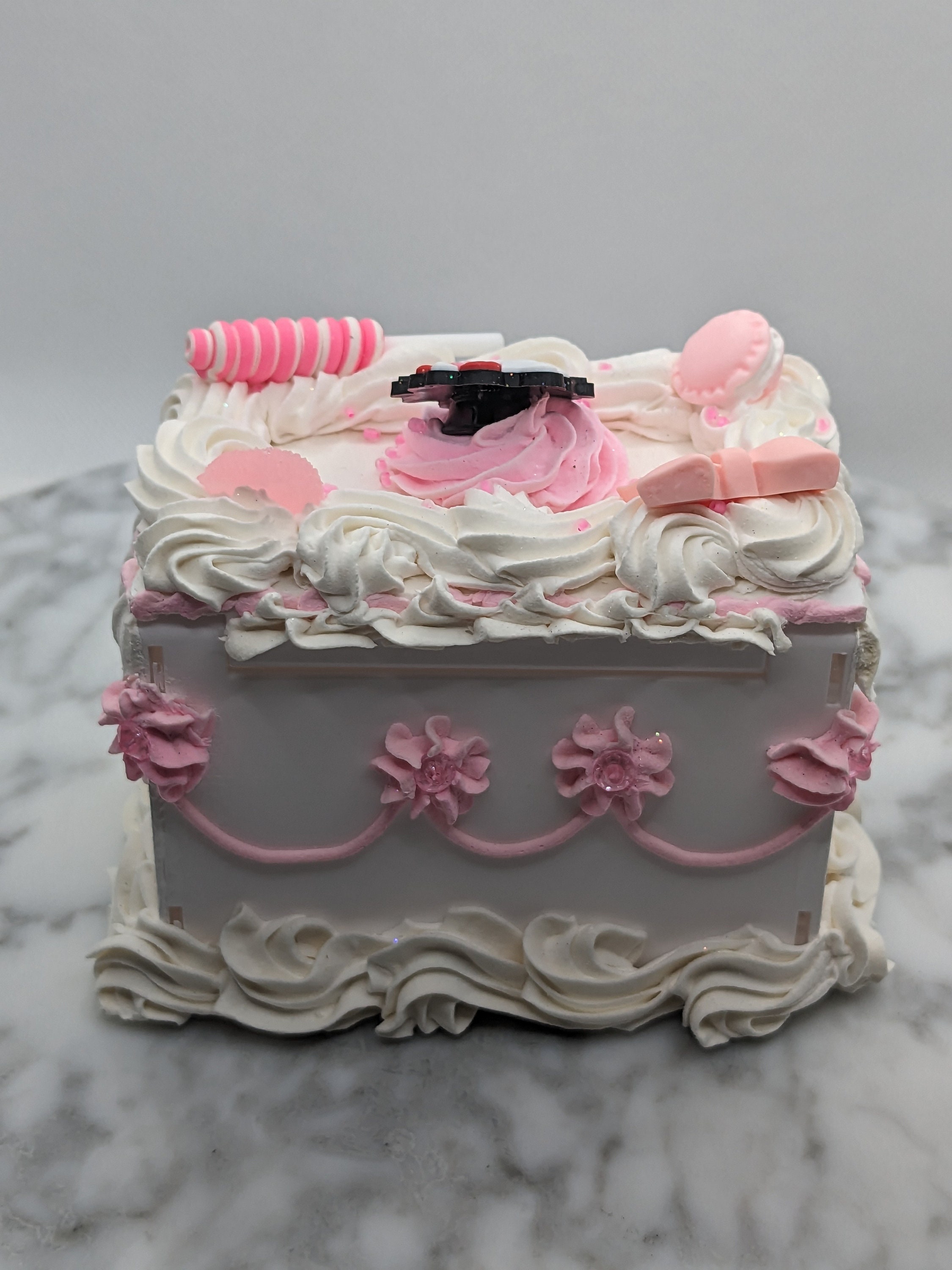 Kawaii Cat Fake Cake Vintage Style Decoden Box - Etsy