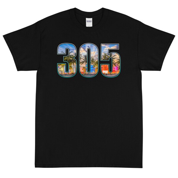 Miami 305 T Shirt - Etsy