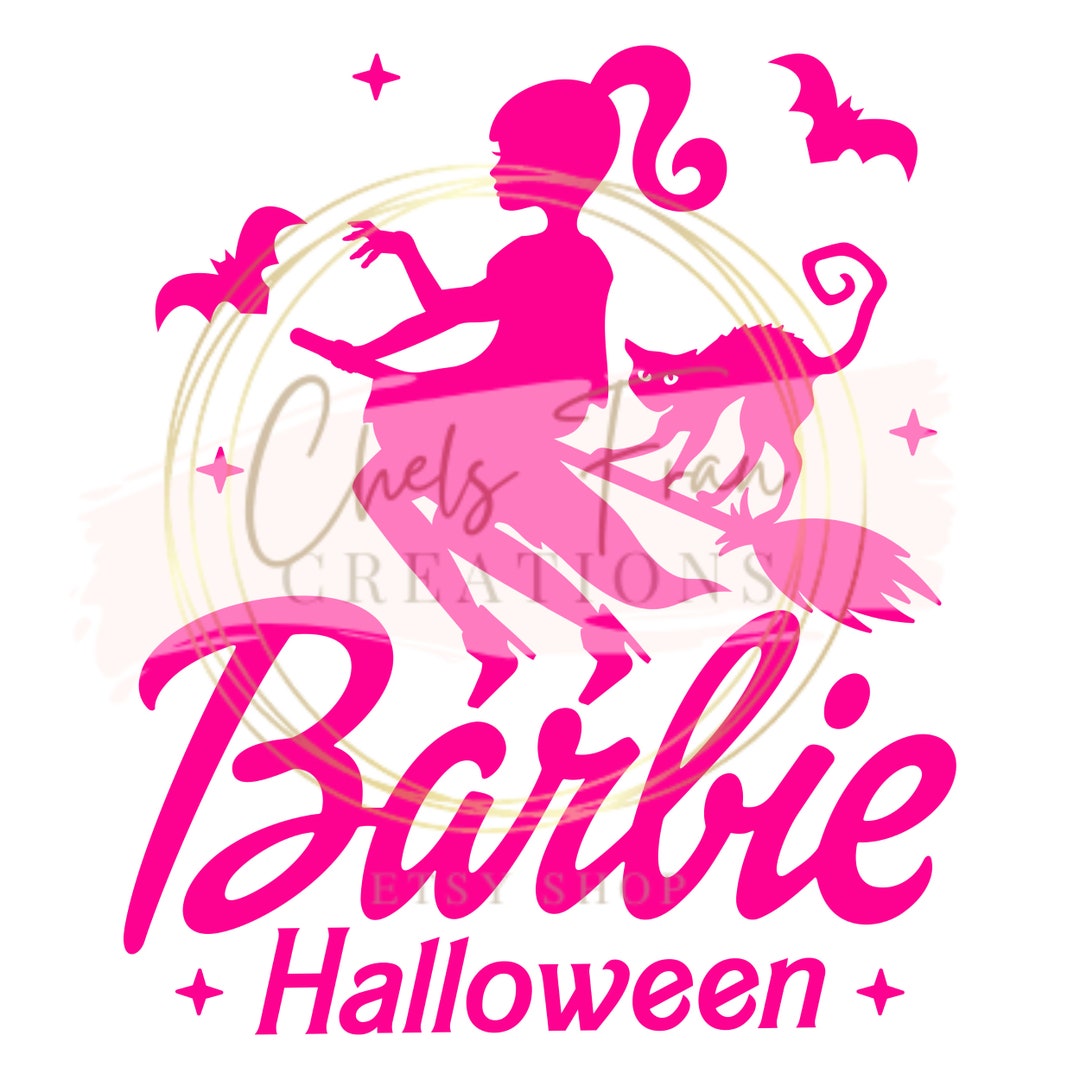 Witch Spooky Holloween Barbi Layered Bundle SVG, PNG, EPS, Dxf Files ...
