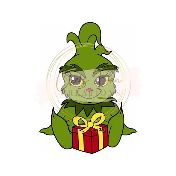 Baby Grinch Clipart - Etsy