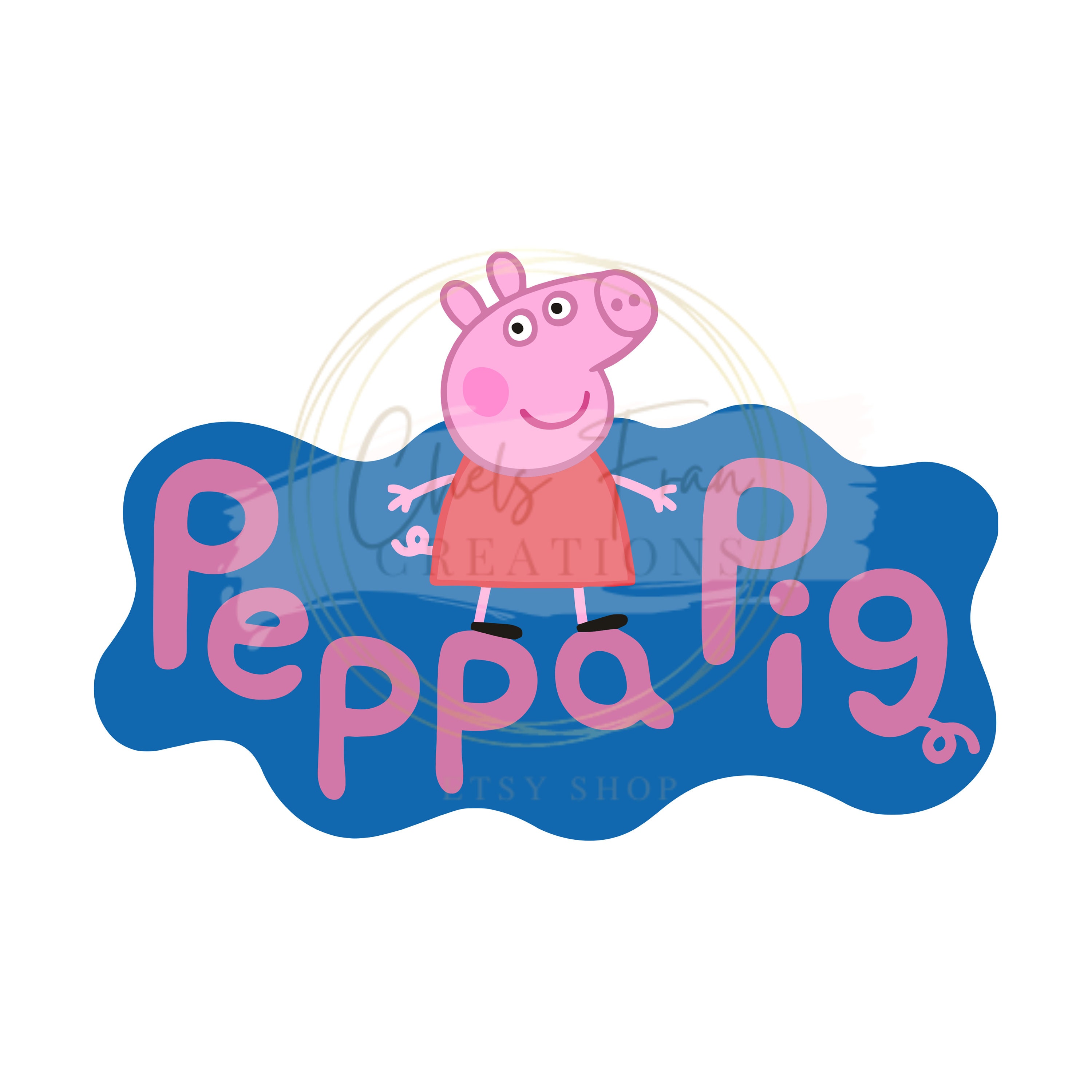 Peppa Pig SVG DXF PNG Cricut Cut Files - Etsy UK
