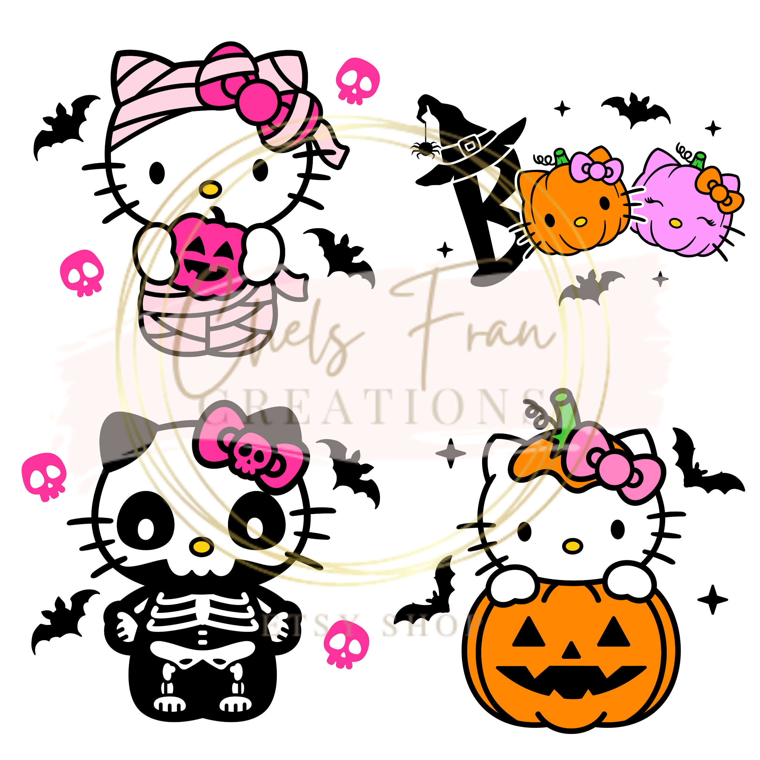 Hello Kitty Halloween Facebook Covers