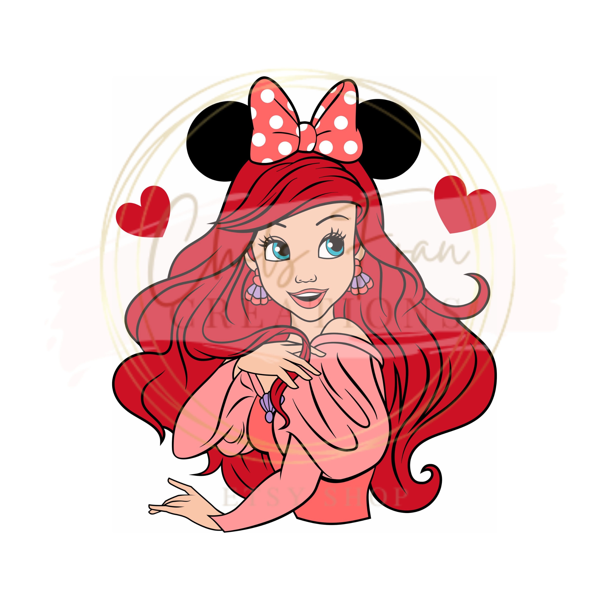 Disney Princess Silhouette Ariel