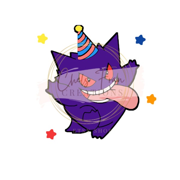 Gengar Svg - Etsy