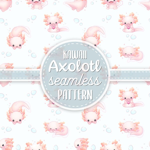 Axolotl Pattern - Etsy