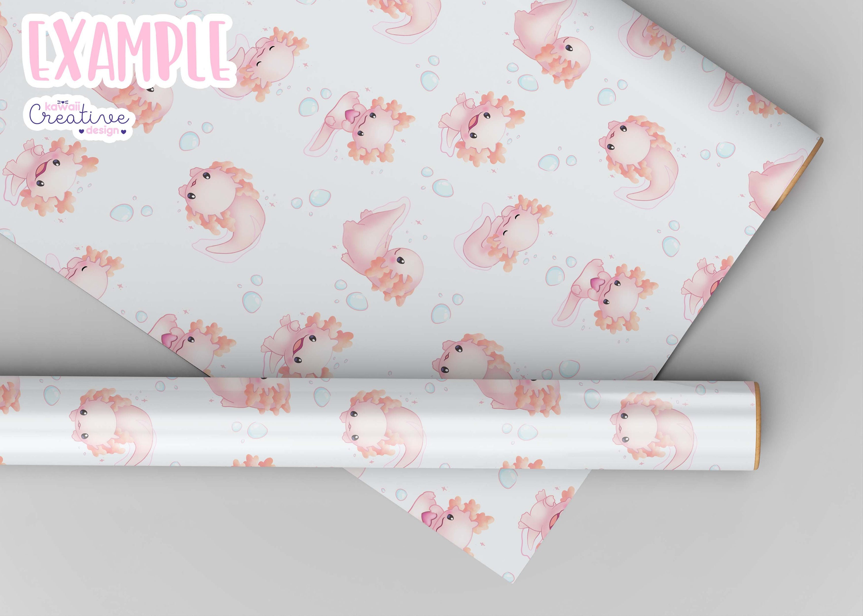 Axolotl Pattern Seamless Axolotl Kawaii Clipart Kawaii - Etsy