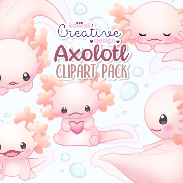 Axolotl Birthday Invitations - Etsy