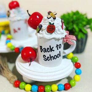 Back to School Coffee Mug, Tier Tray Decoration, Teacher Mug - Etsy