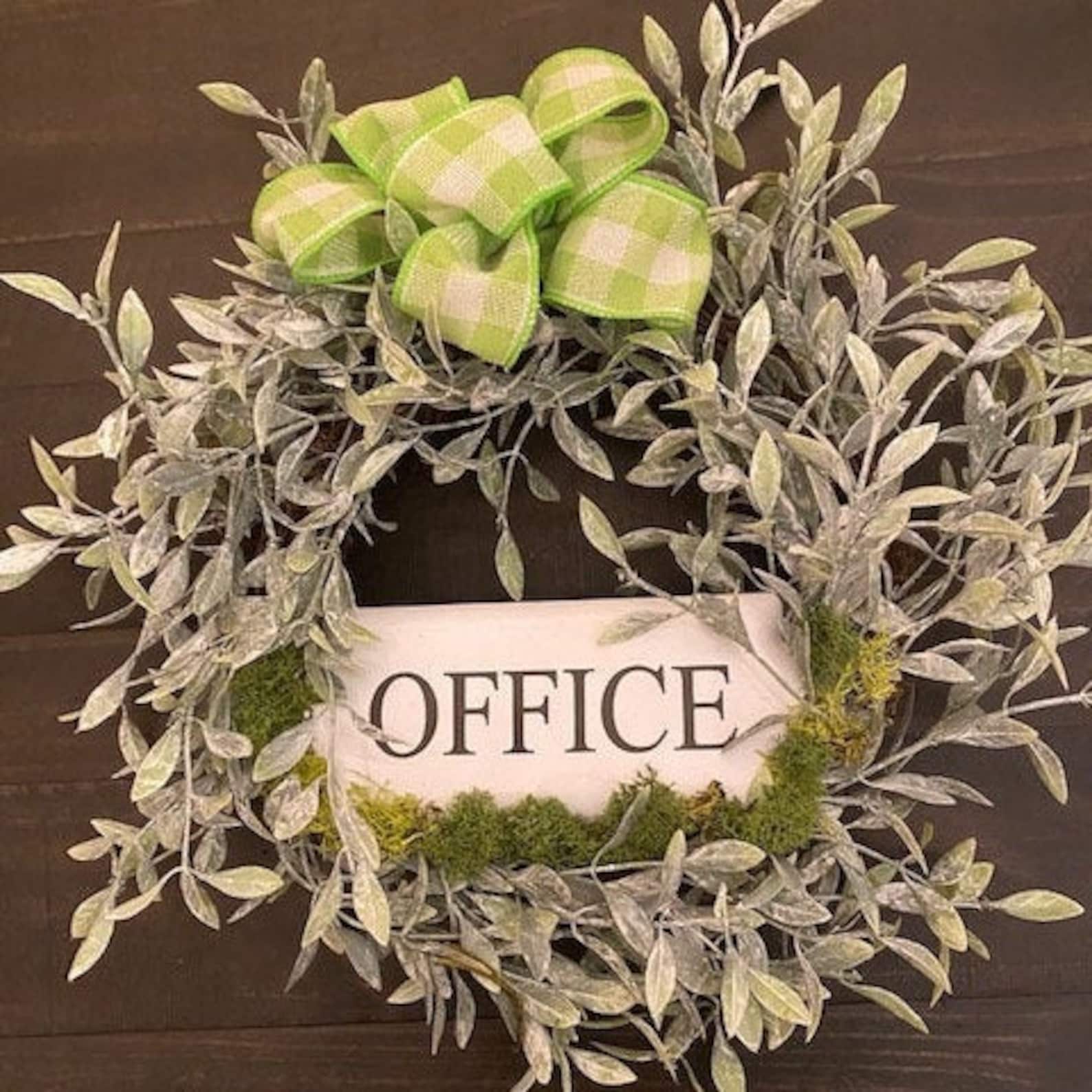 Office / Business gift Wreath for in or out side door | Etsy