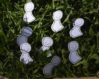 Rainbow Blob Sticker | Etsy