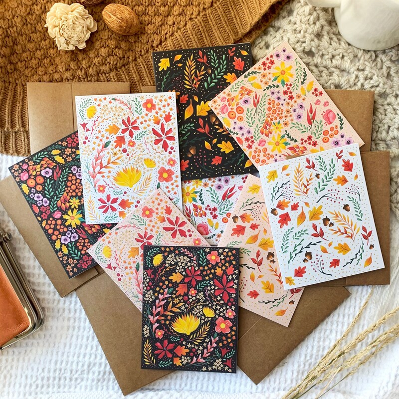 Fall Greeting Card - Etsy