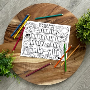 Summer Reading Log 2024, Yearly Reading Log, Monthly Reading Log ...