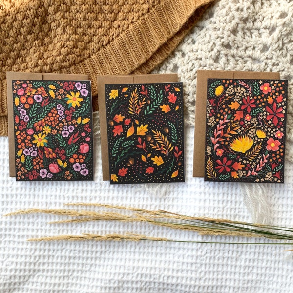 Fall Greeting Card - Etsy