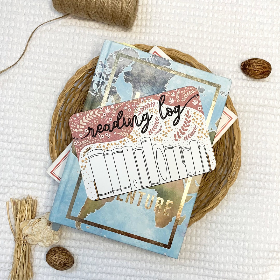 Reading Log 2024, Yearly Reading Log, Monthly Reading Log Bookmark - Etsy