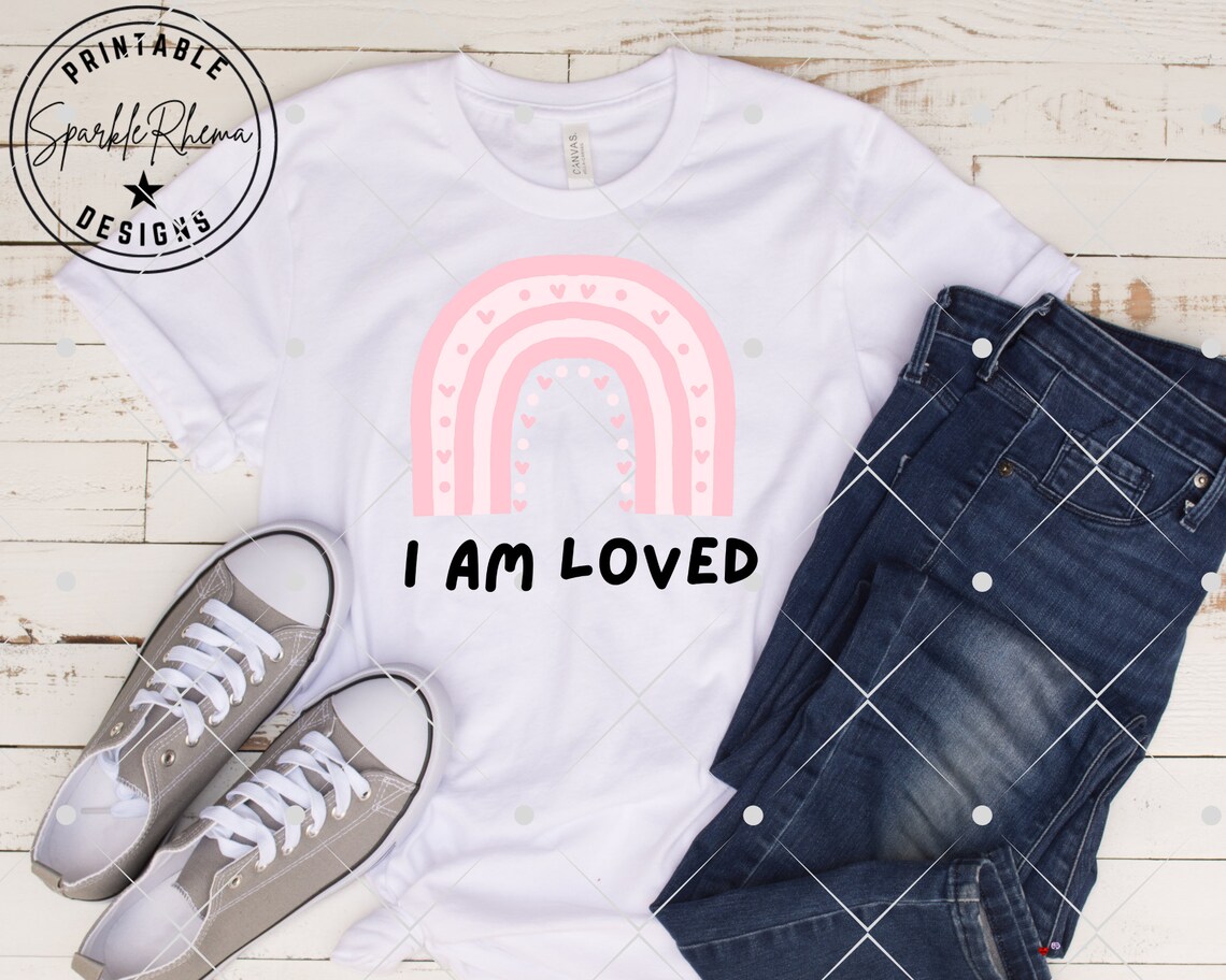 I Am Loved, Png, Hand Drawn Png, Motivational Png, Png File, Png ...