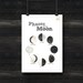 Moon Unit Study Bundle - Lunar Phases - PDF - DIGITAL - Moon Facts ...
