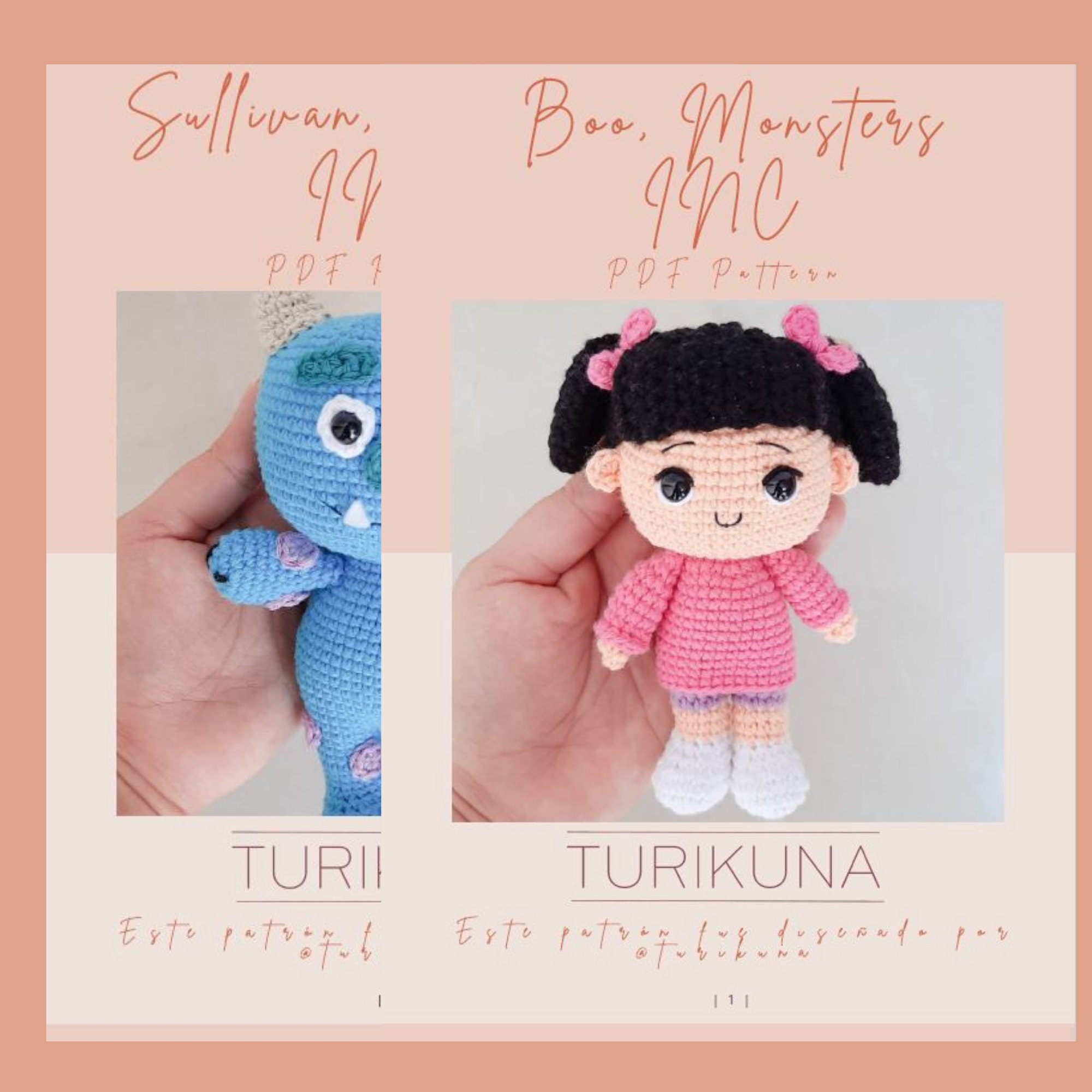 Sully Monsters Inc Sewing Pattern