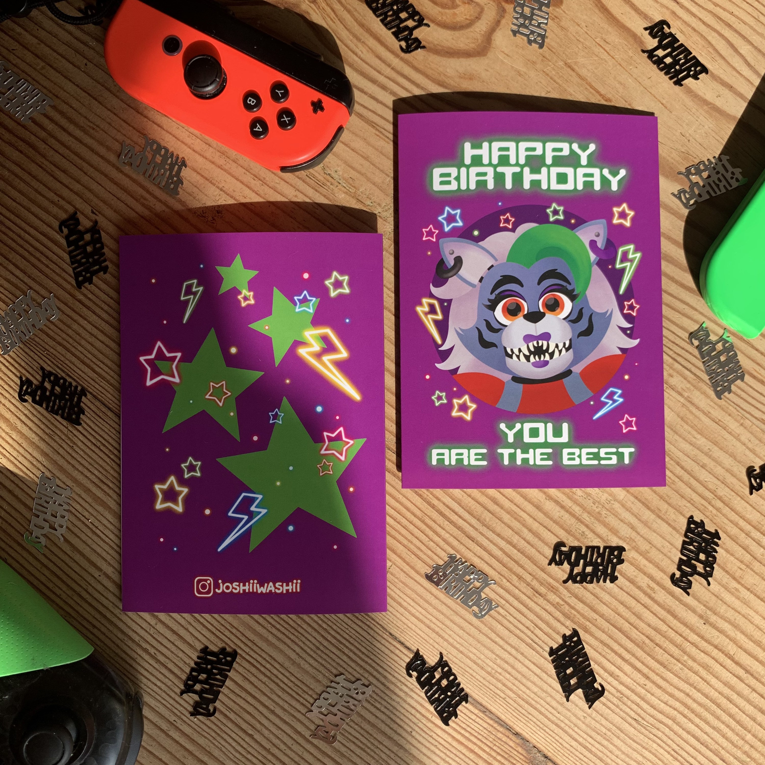 FNAF Security Breach Birthday Cards - Etsy