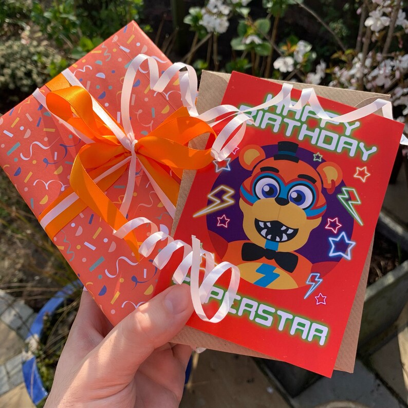 FNAF Security Breach Birthday Cards ! - Etsy UK