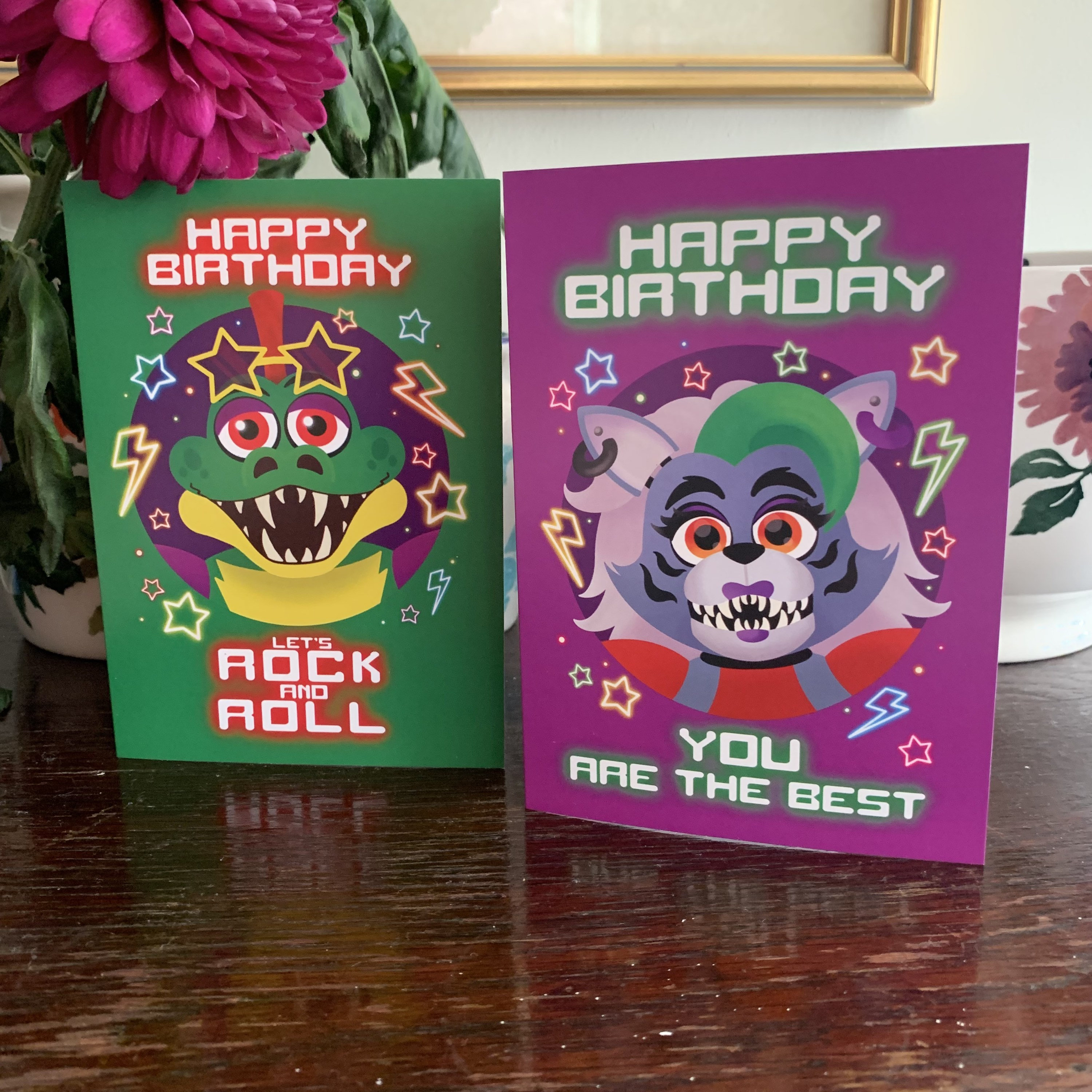 FNAF Security Breach Birthday Cards - Etsy UK