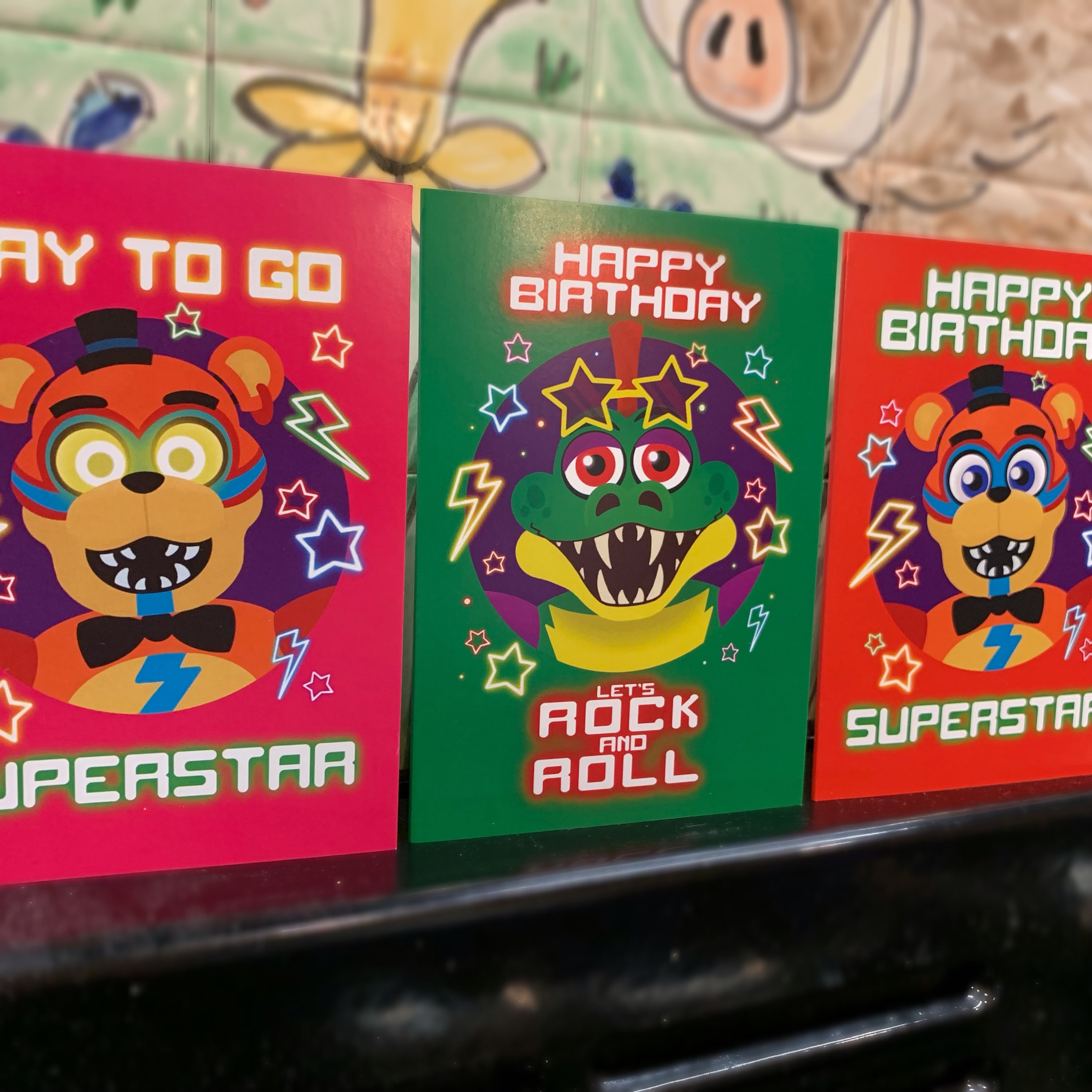 FNAF Security Breach Birthday Cards | Etsy Ireland