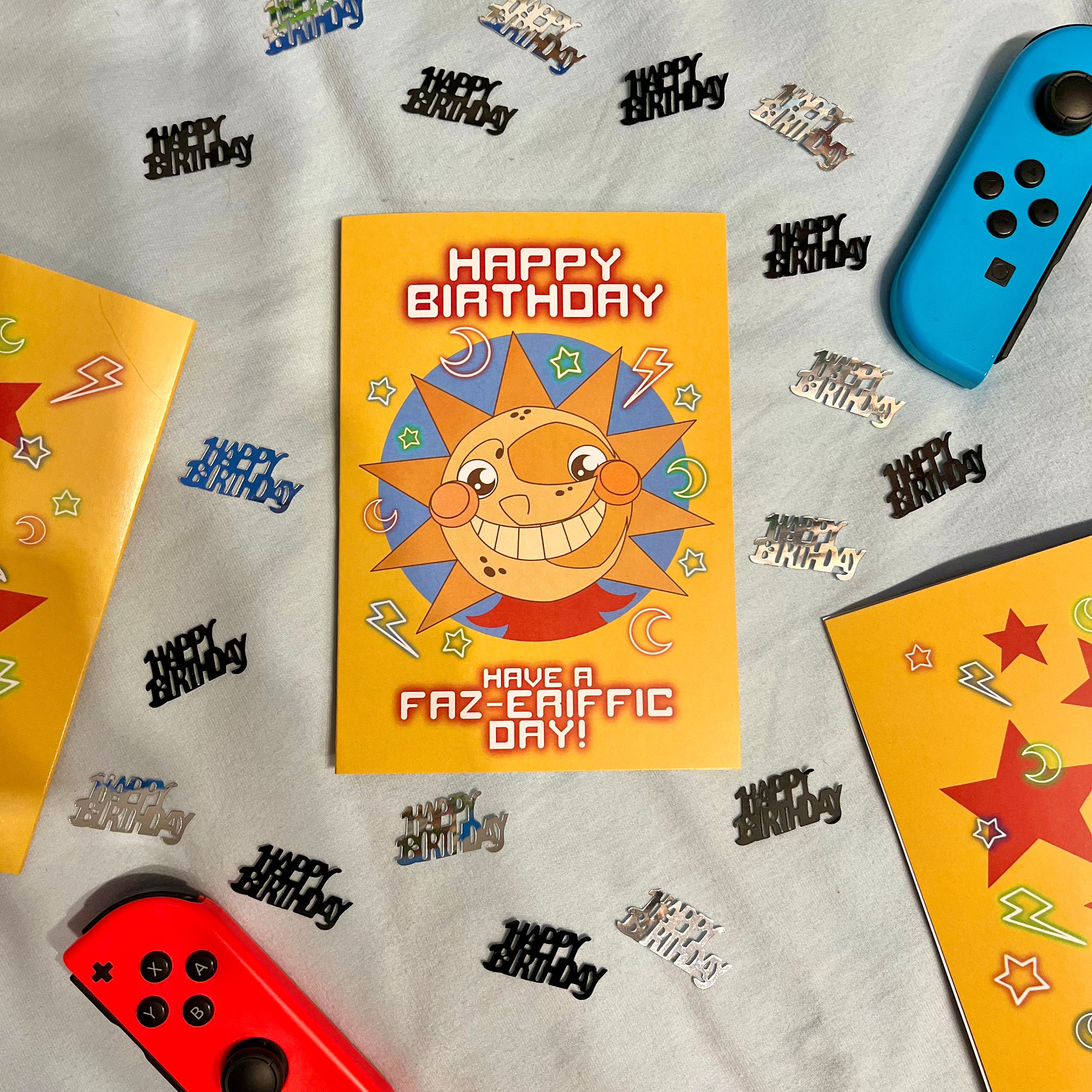 FNAF Security Breach Birthday Cards ! - Etsy
