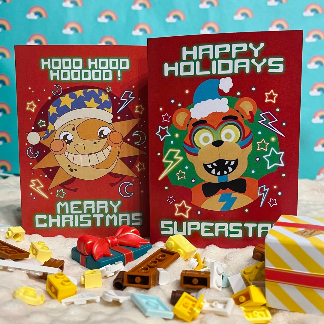 FNAF Security Breach Holiday Cards - Etsy