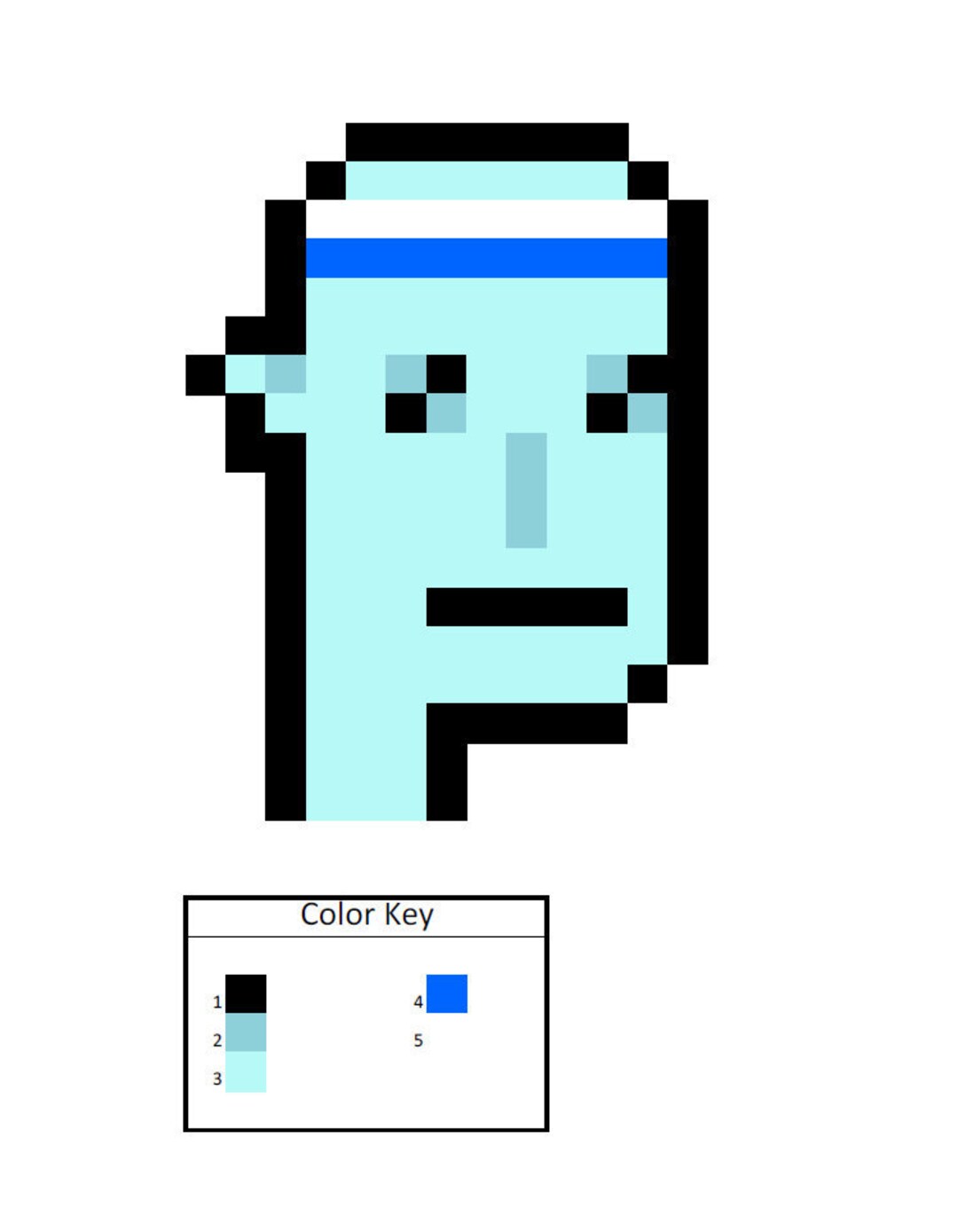 Cryptopunk 3100 Paint by Number Printable - Etsy UK