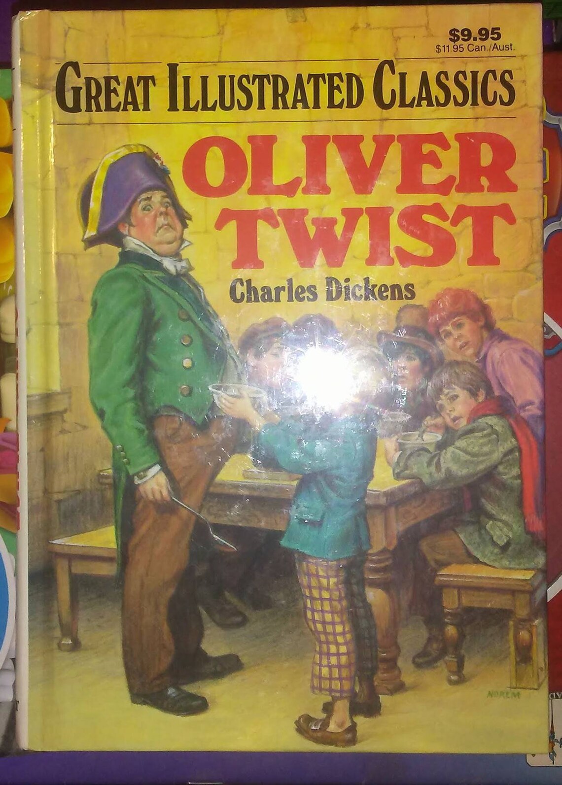 Oliver Twist Charles Dickens Great Illustrated Classics 1989 | Etsy