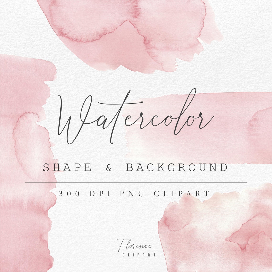 Watercolor Background Clipart, Pink Watercolor Border PNG Watercolor ...