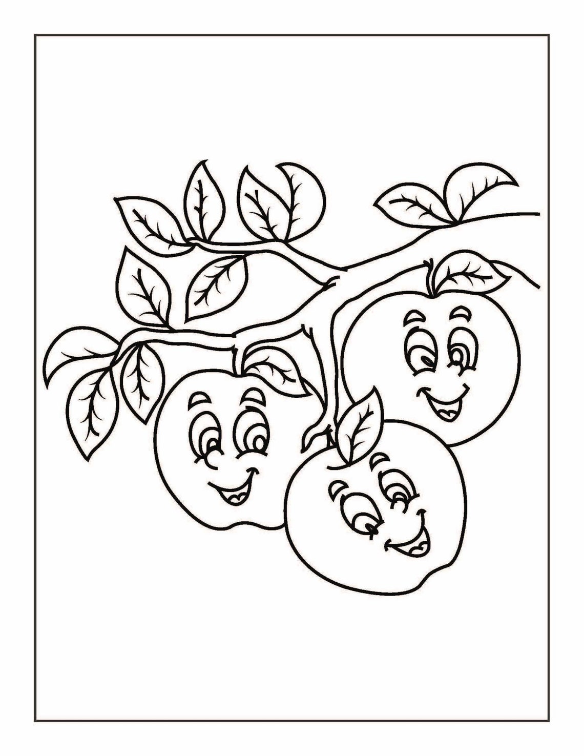 Kids Farm Animals and Fruit & Veggie Coloring Sheets - Etsy