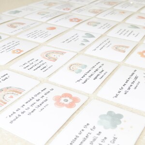 40 Bible Verse Cards | Scripture Verse | Bible Verse Card | Rainbow ...
