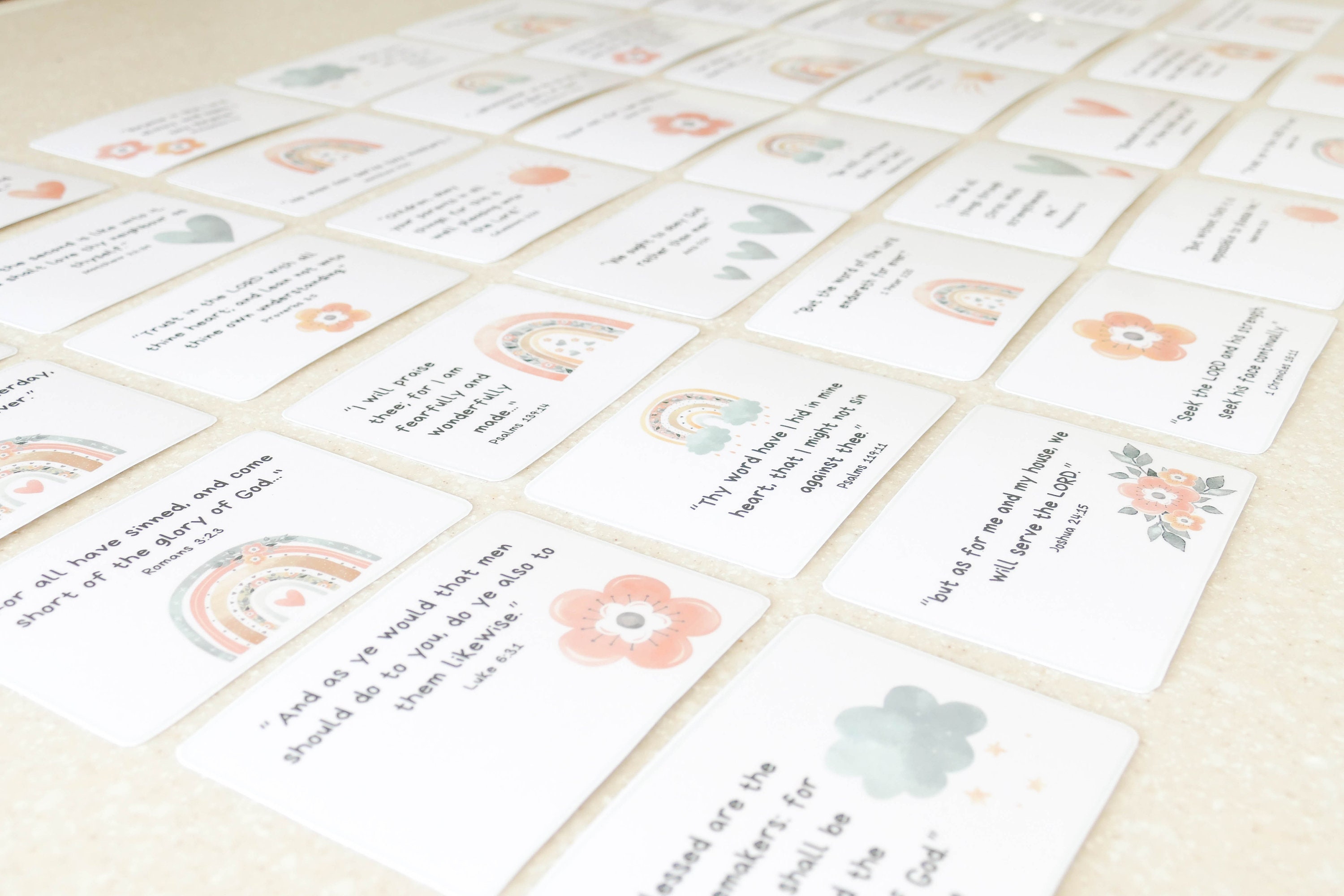 40 Bible Verse Cards Scripture Verse Bible Verse Card - Etsy