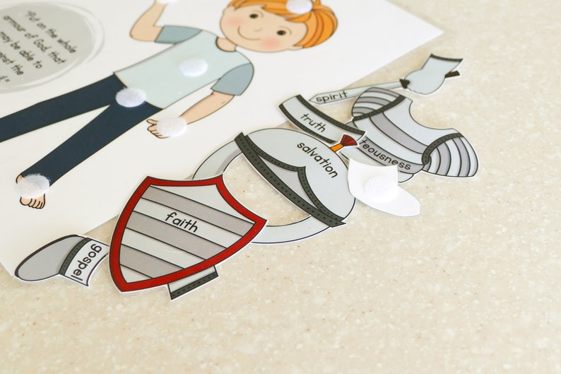 Armour of God Activity | Busy Book | Bible Study | Sunday School Church ...