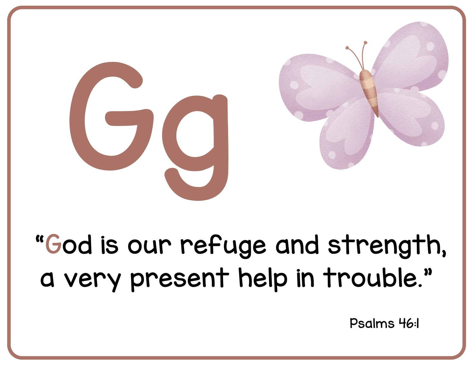 ABC Scripture Cards Alphabet Scripture Verse Bible Verse - Etsy