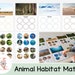 Animal Habitat Activity | Habitat Match | Realistic Animal Activity ...