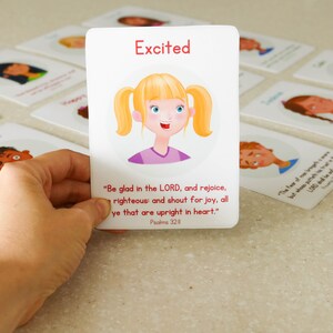 Christian Feeling and Emotion Cards Cards and Poster Feelings Emotions ...