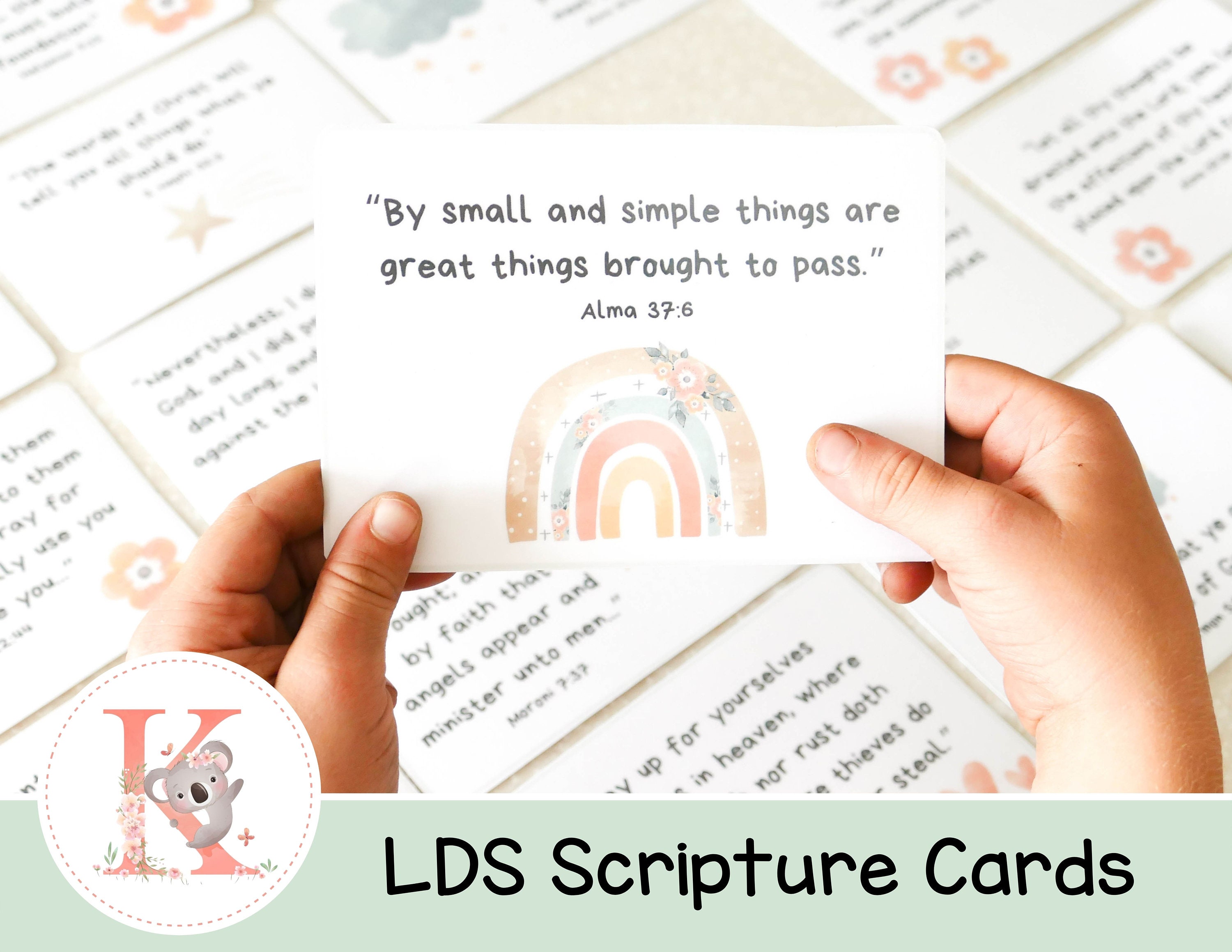 40 LDS Scripture Cards | Book of Mormon | Doctrine and Covenants ...