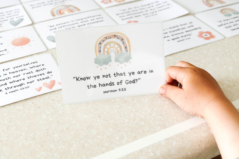 40 LDS Scripture Cards | Book of Mormon | Doctrine and Covenants ...