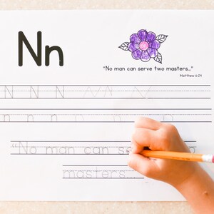 ABC Scripture Handwriting | Alphabet Scripture Verse Copywork | ABC ...