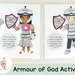 Armour of God Activity | Busy Book | Bible Study | Sunday School Church ...