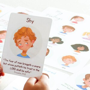 Christian Feeling and Emotion Cards Cards and Poster Feelings Emotions ...