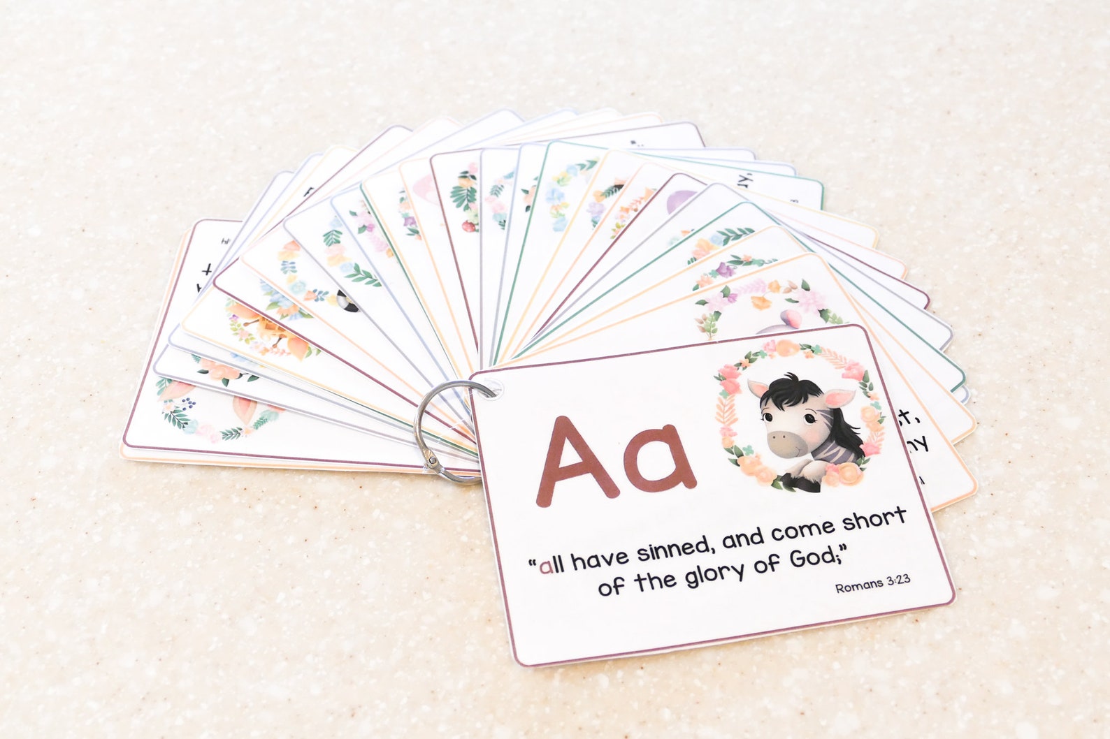 ABC Scripture Cards Alphabet Scripture Verse Bible Verse - Etsy