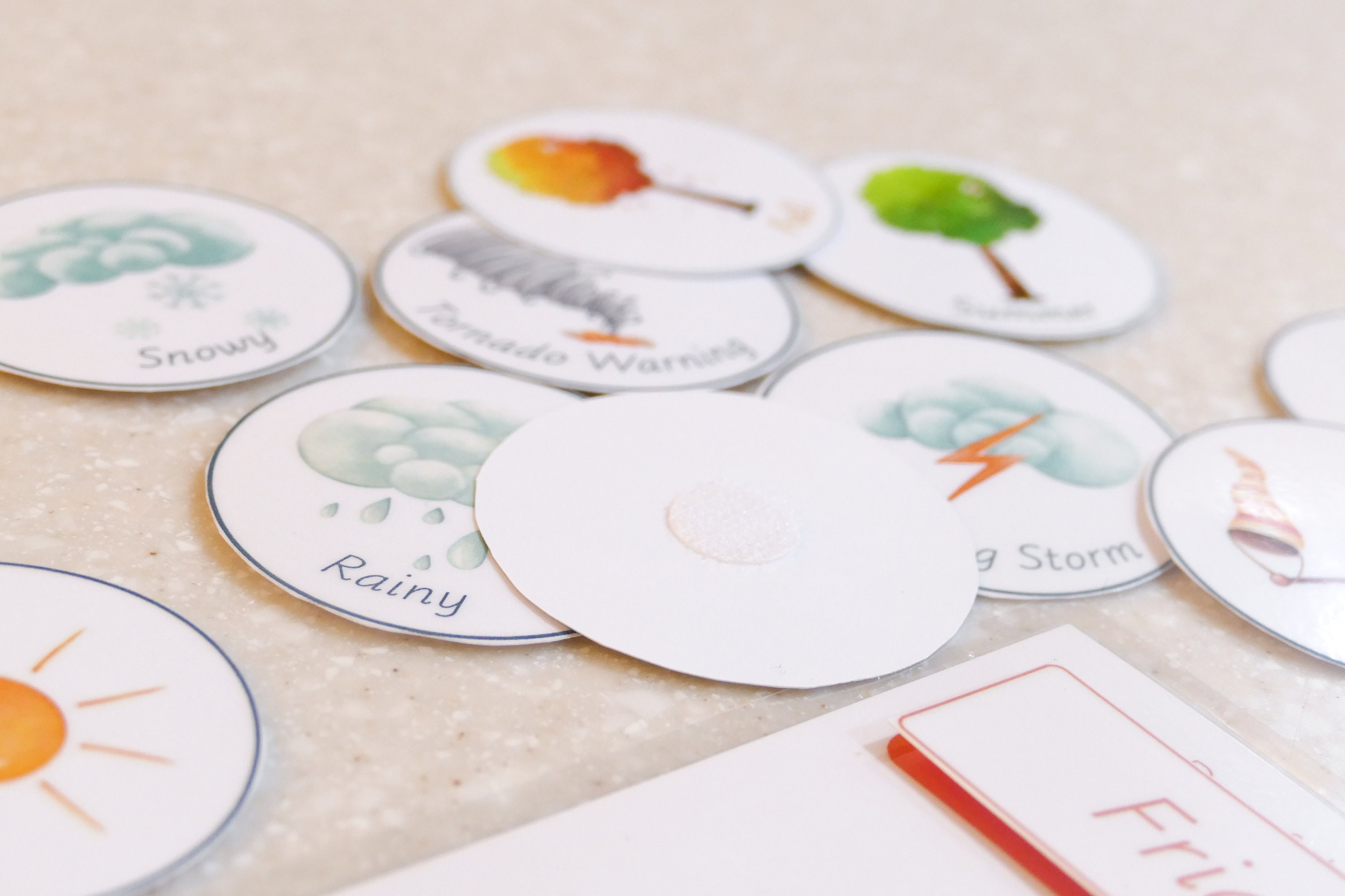 Perpetual Educational Calendar Montessori Kids Calendar Morning Board ...