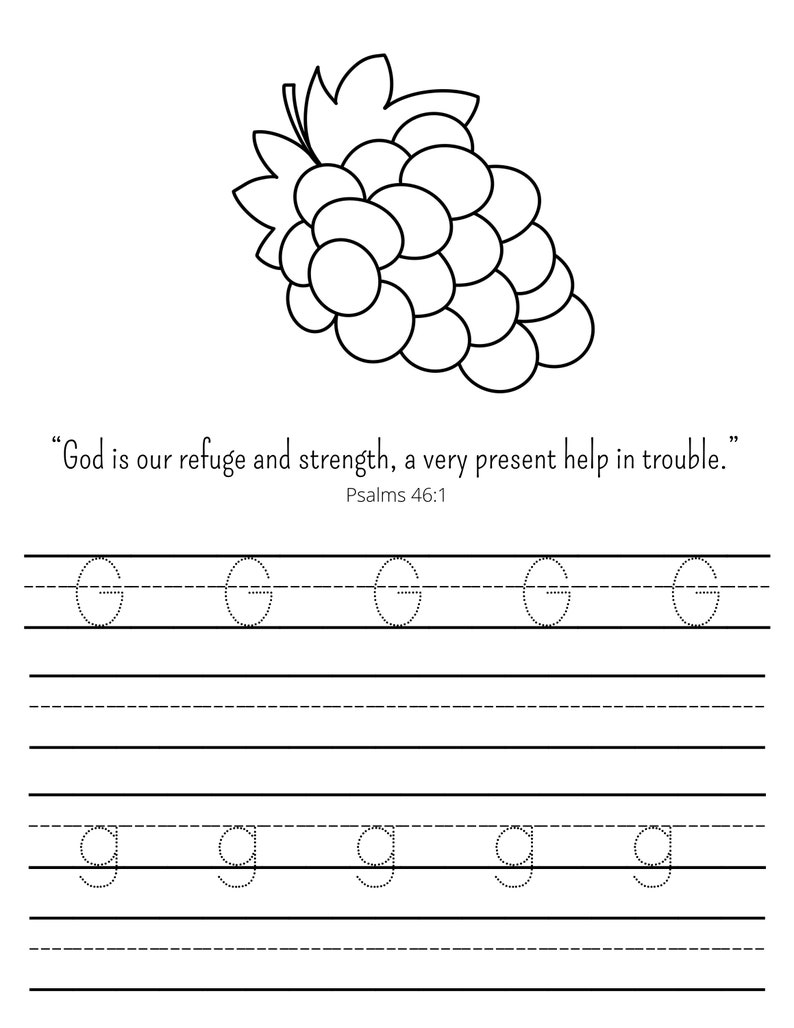 ABC Scripture Handwriting | Alphabet Scripture Verse Copywork | ABC ...